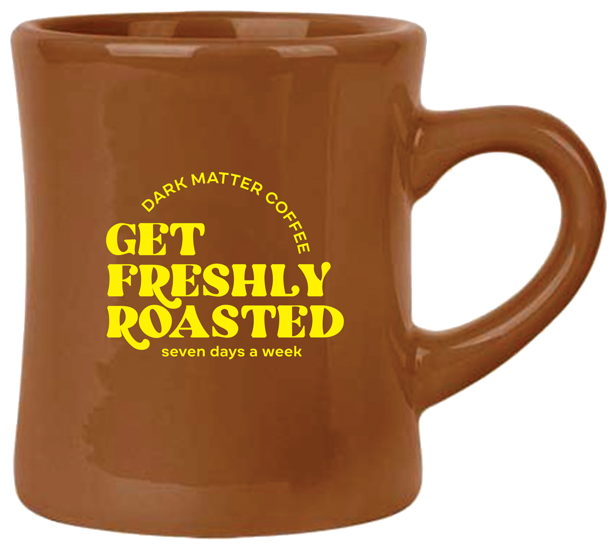 Sunrise DMC Logo Diner Mug – Dark Matter Coffee