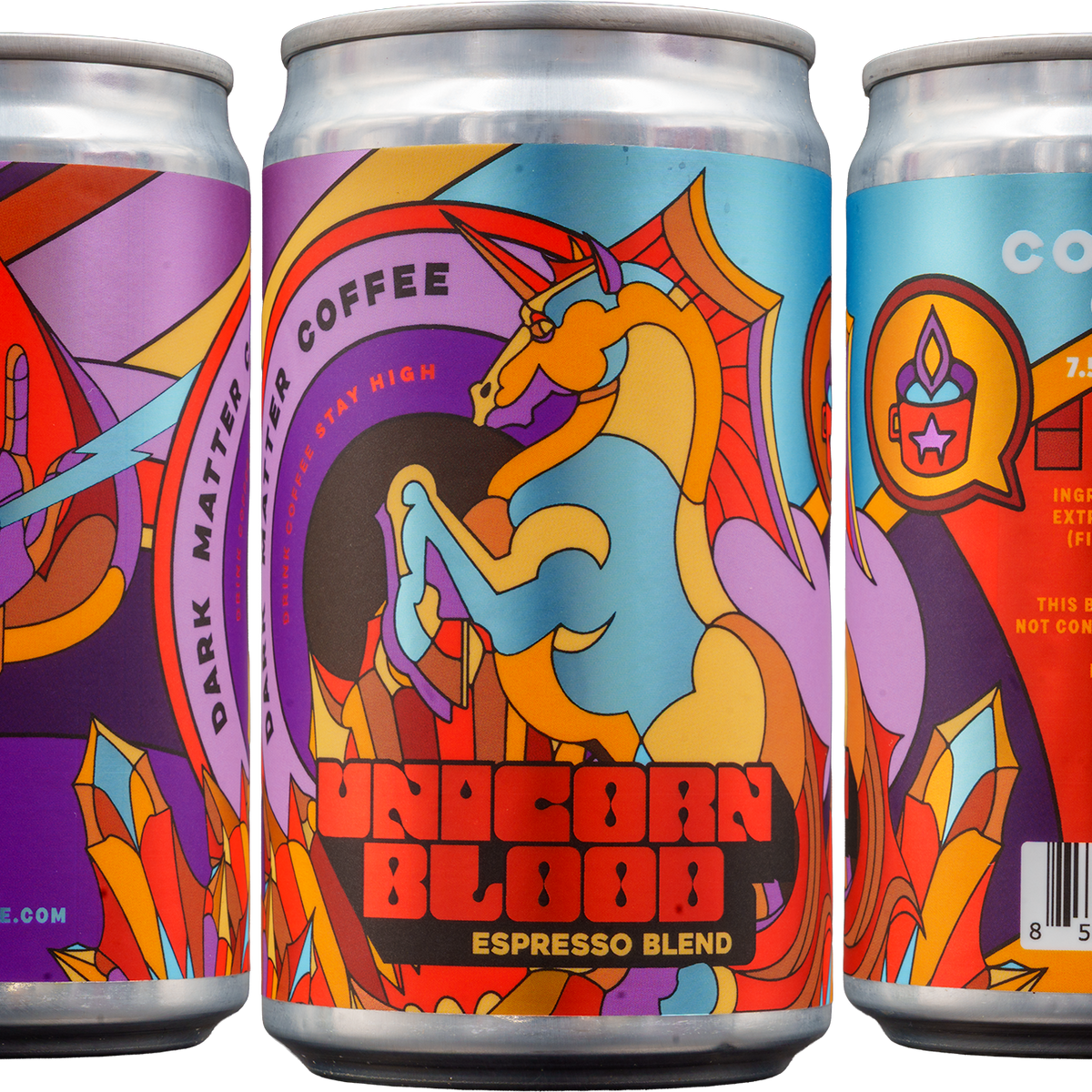 Shop Unicorn Blood Coffee Cold Cans | Dark Matter Coffee