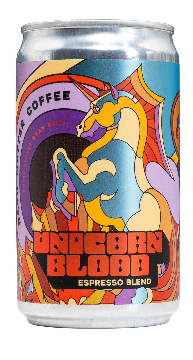 Shop Unicorn Blood Coffee Cold Cans | Dark Matter Coffee